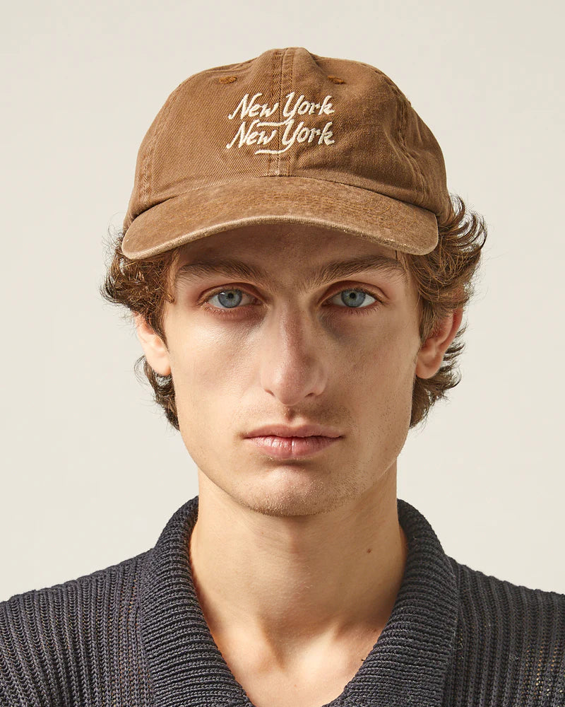 NY NY SCRIPT CAP - BROWN – Salvo